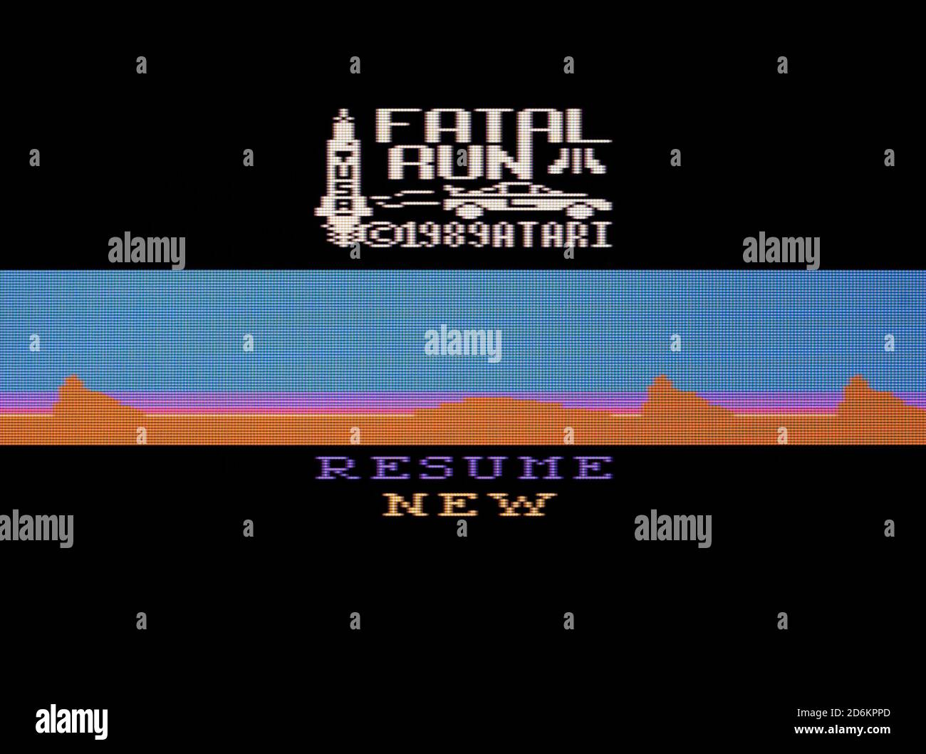 Fatal Run - Atari 2600 VCS Videogame - Editorial use only Stock Photo ...