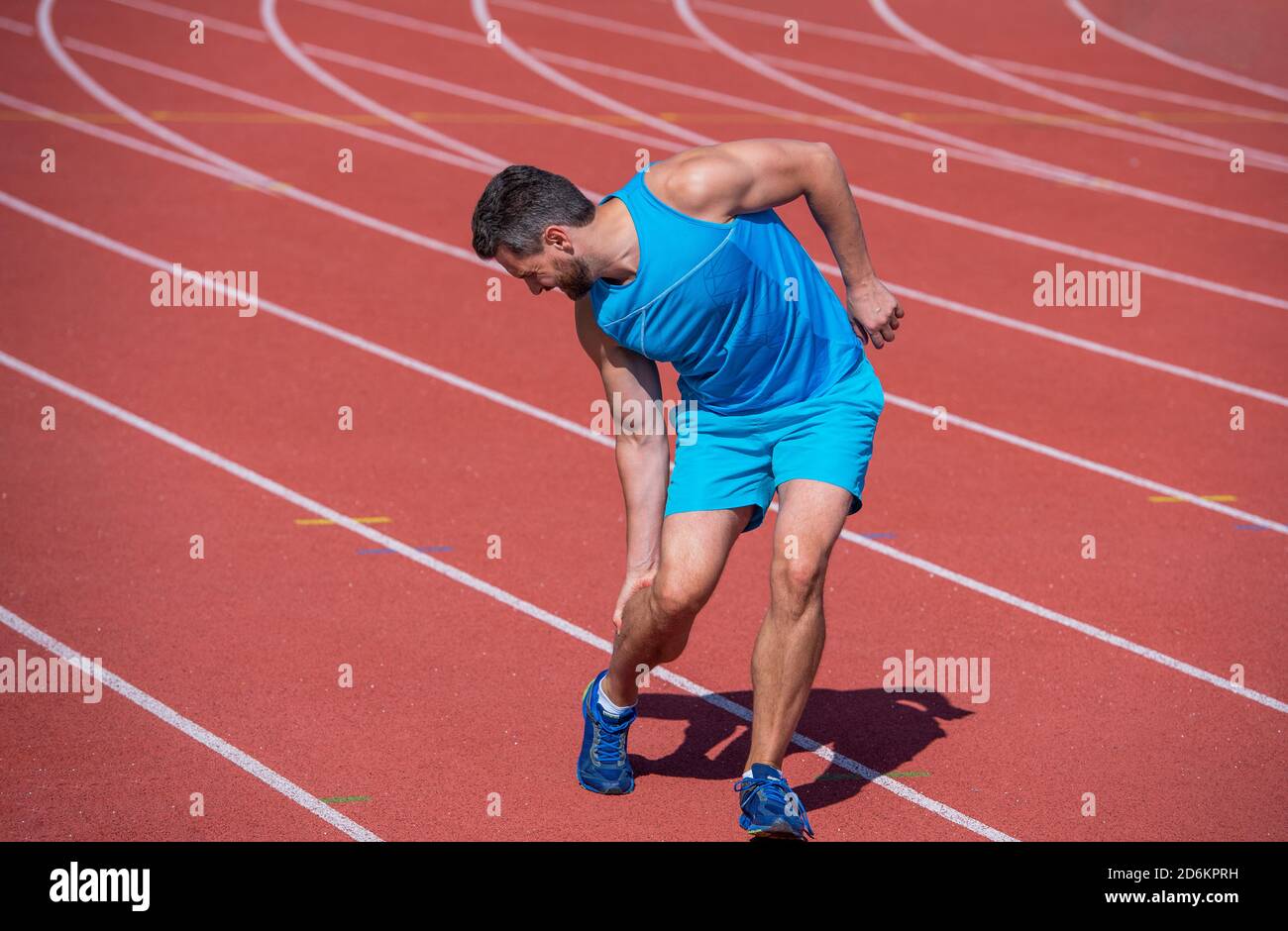 Sore muscles after exercise hi-res stock photography and images - Alamy
