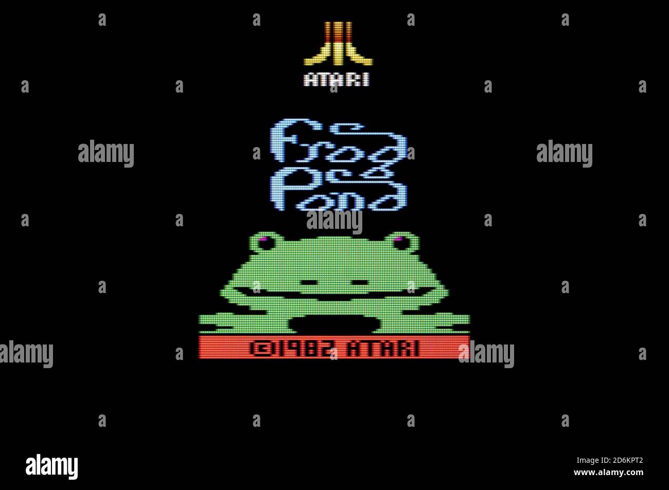 Frog Pond - Atari 2600 VCS Videogame - Editorial use only Stock Photo ...