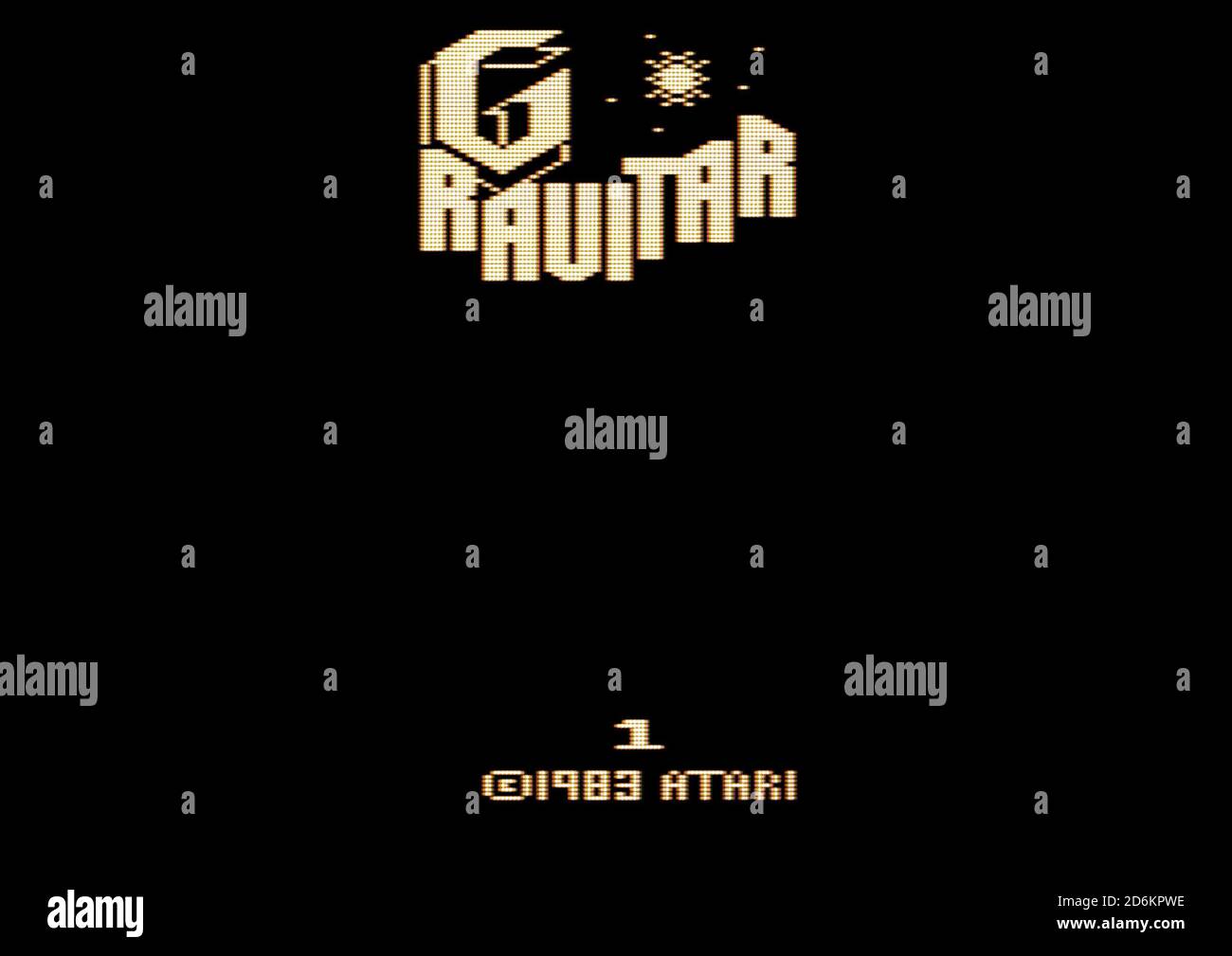 Gravitar - Atari 2600 VCS Videogame - Editorial use only Stock Photo ...