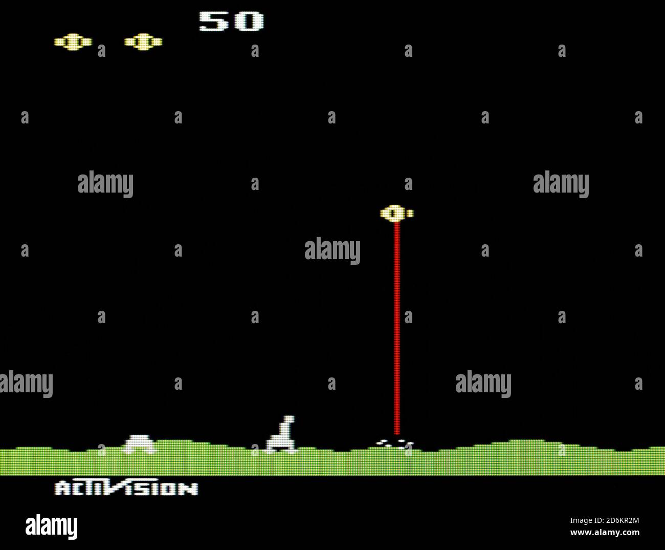 Laser Blast - Atari 2600 VCS Videogame - Editorial use only Stock Photo ...