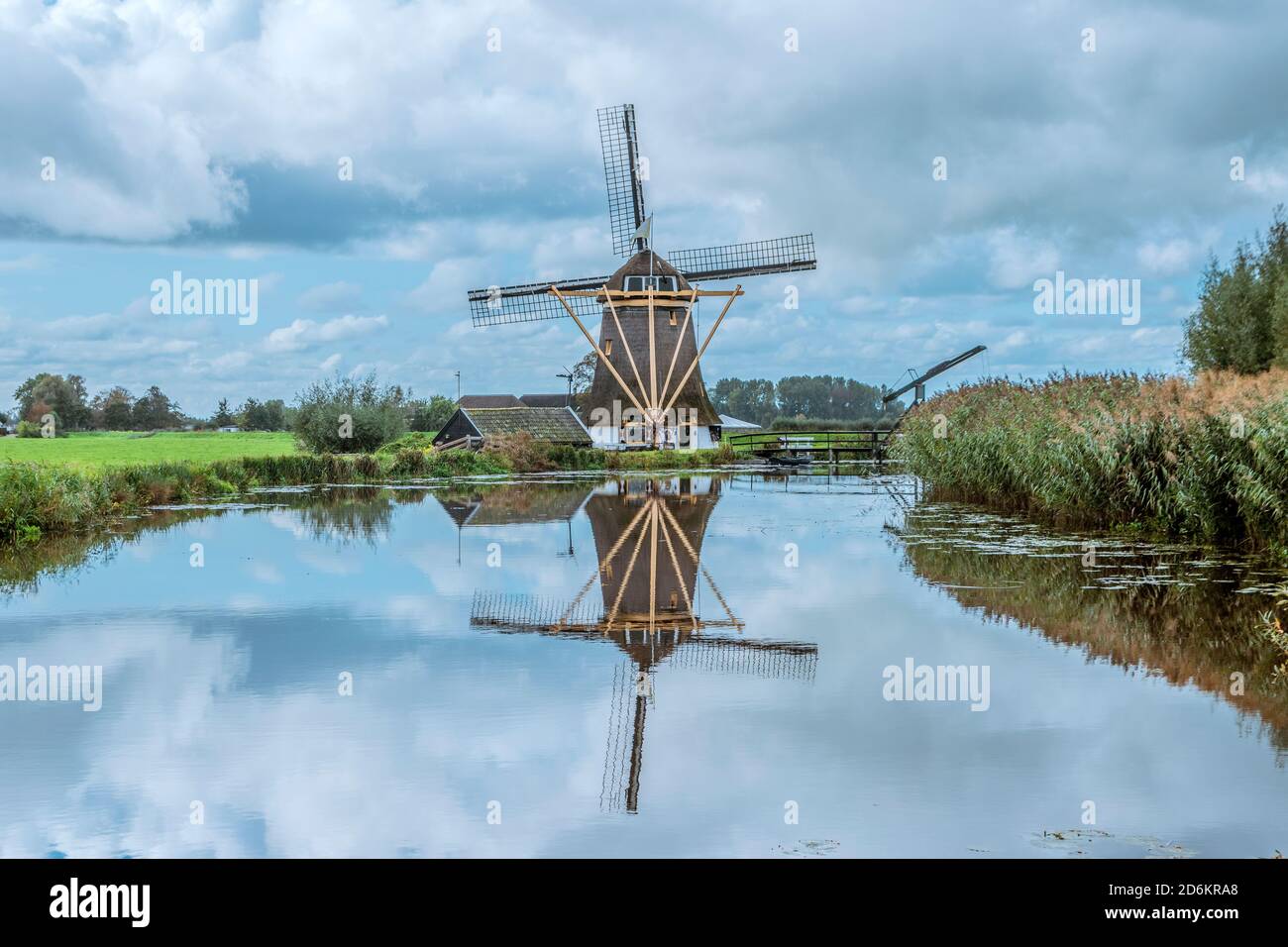 Blue Colors At The Hoog And Groenland Mill At Loenersloot The ...