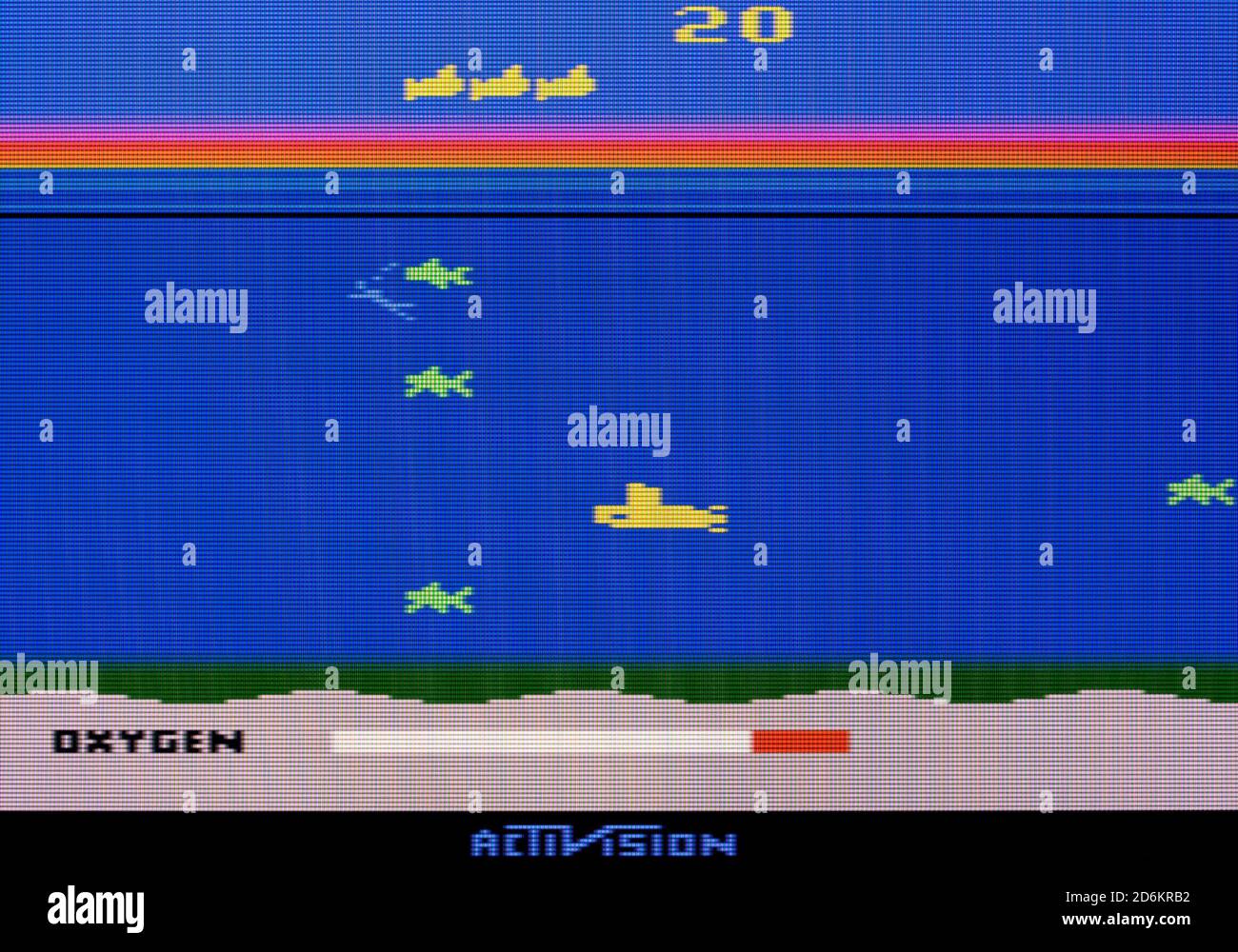Seaquest - Atari 2600 VCS Videogame - Editorial use only Stock Photo ...