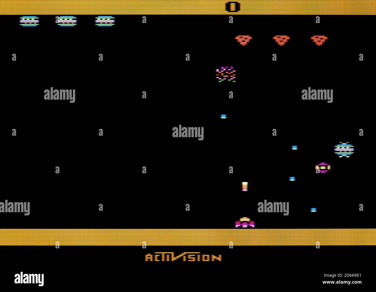 Spider Fighter - Atari 2600 VCS Videogame - Editorial use only Stock ...