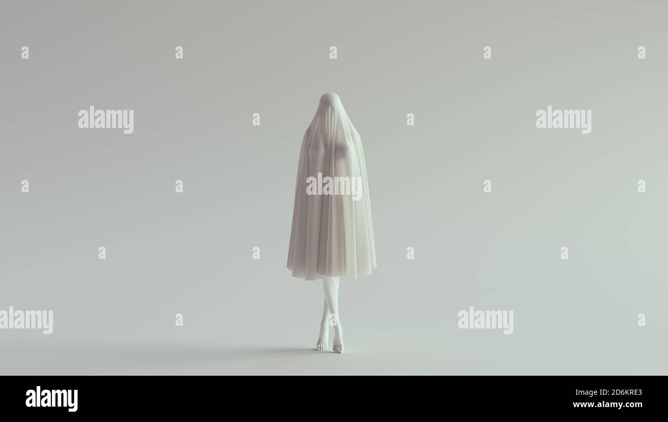 Ghostly female figure illustration hi-res stock photography and images ...