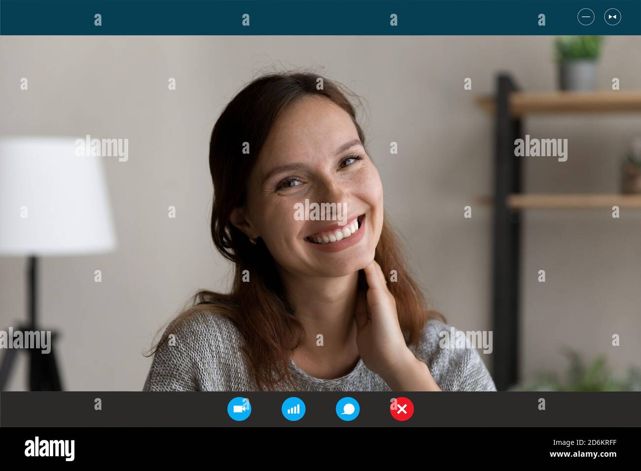 Live chat screen hi-res stock photography and images - Alamy