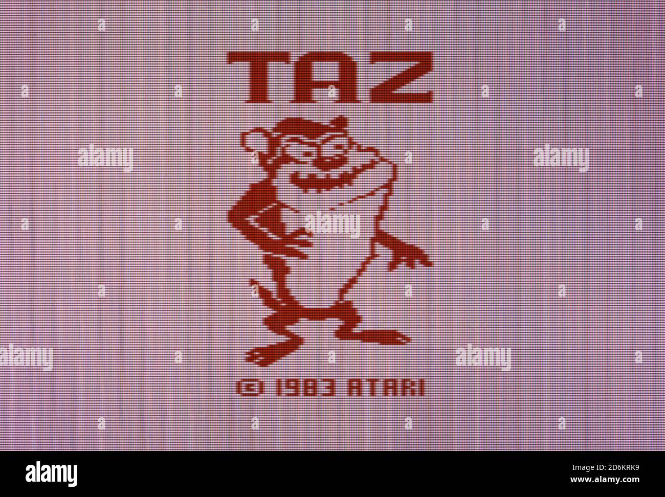 Taz - Atari 2600 VCS Videogame - Editorial use only Stock Photo - Alamy