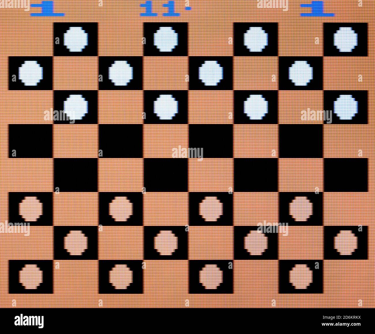 Video Checkers - Atari 2600 VCS Videogame - Editorial use only Stock ...