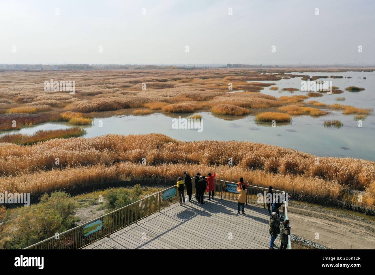 Manas. 18th Oct, 2020. Aerial photo taken on Oct. 18, 2020 shows ...