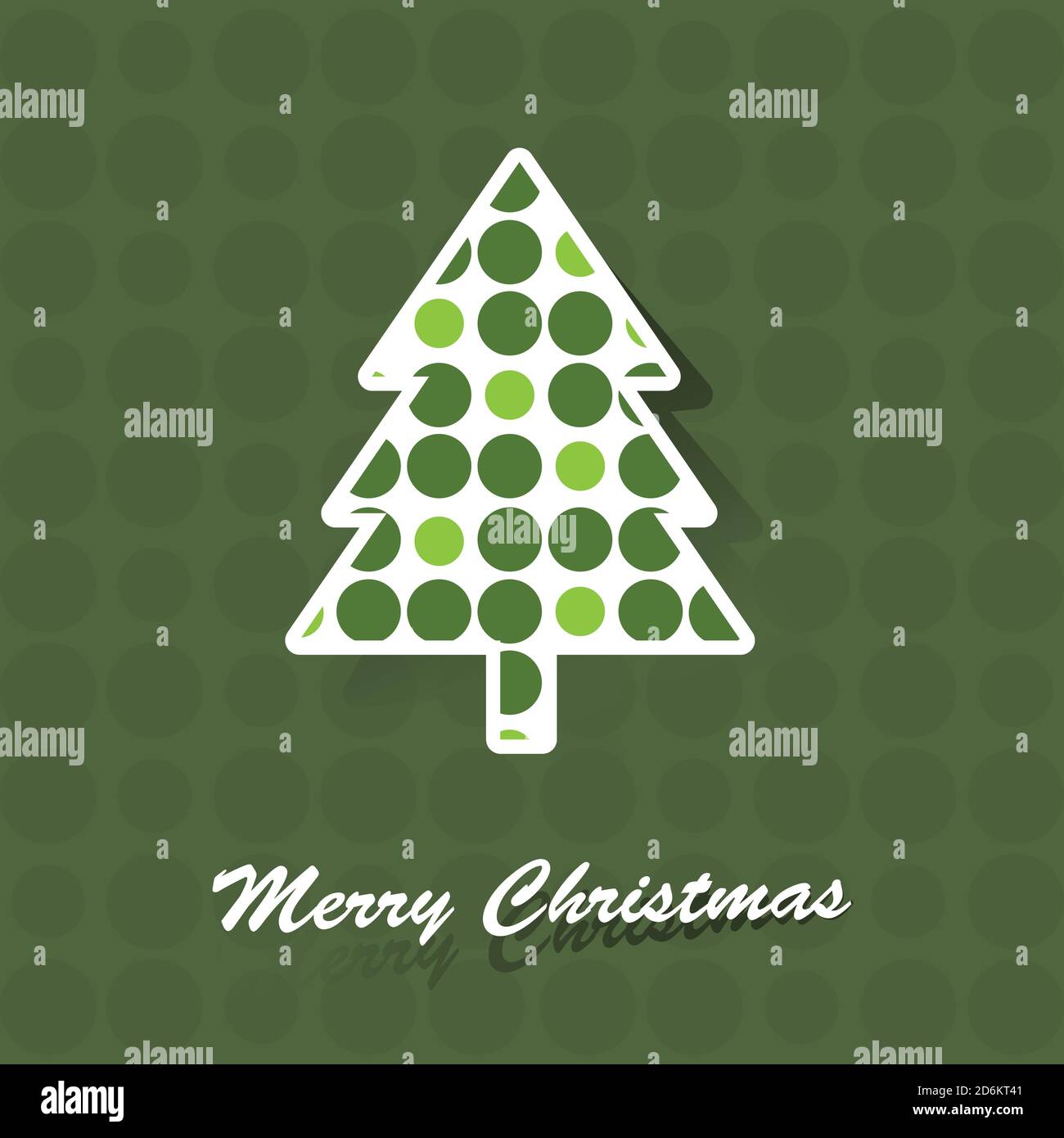 Christmas tree card Stock Vector Image & Art - Alamy