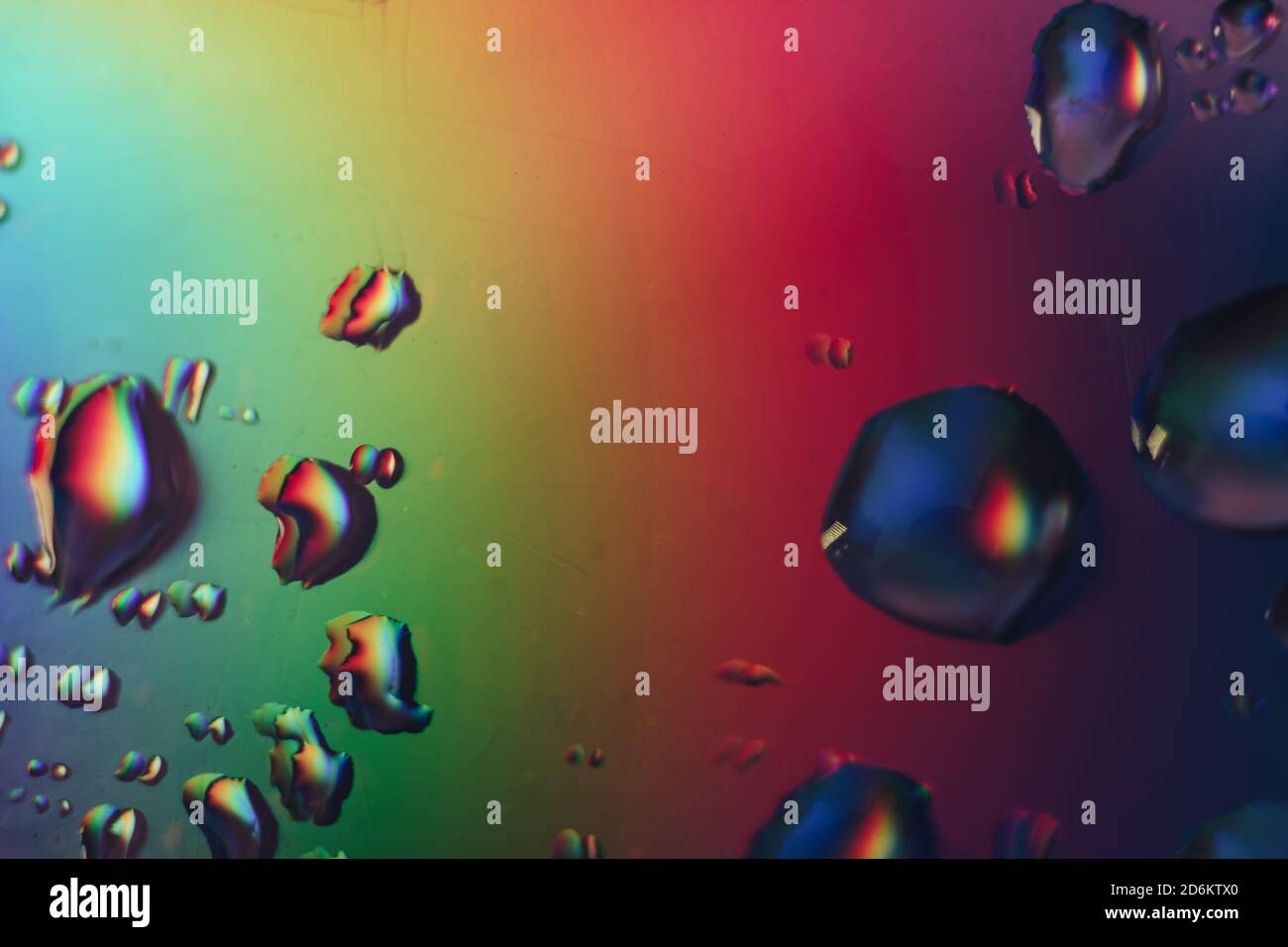 Beautiful abstraction multi colored water drop. Background pattern for ...