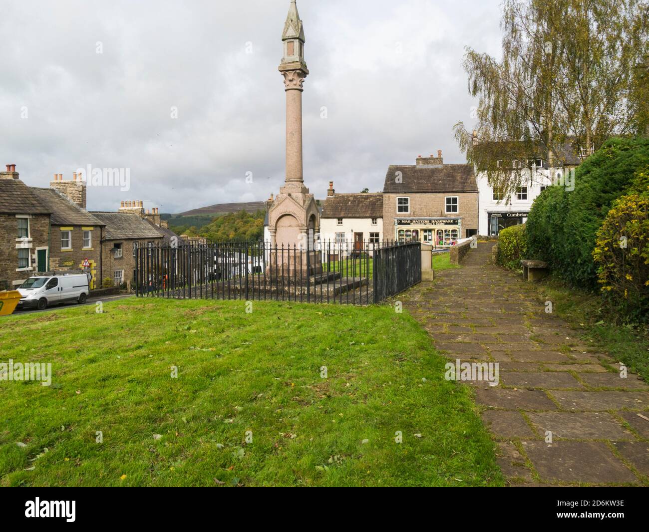 Jacob Walton memorial inaugurated in 2004 in Alston Cumbria England UK ...