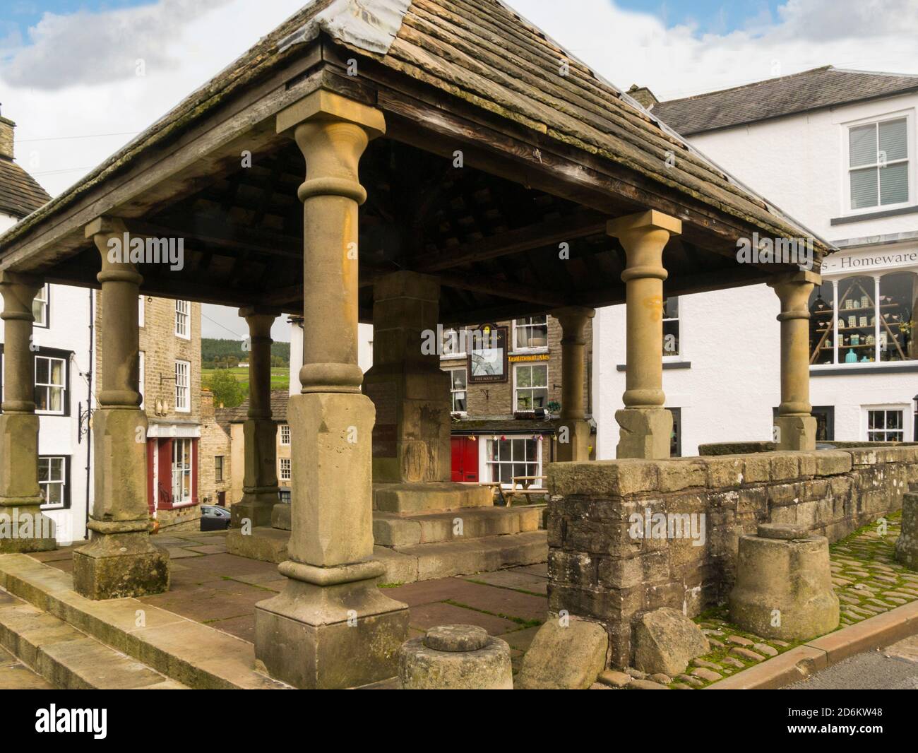 Alston market cross cumbria england uk constructed in 1981 hi-res stock ...