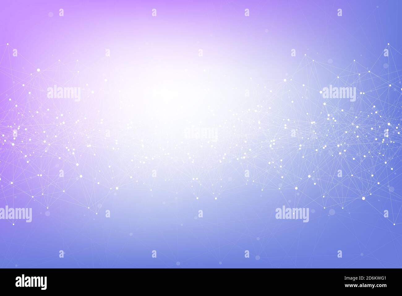 Geometric connected background lines and dots. Simple technology ...