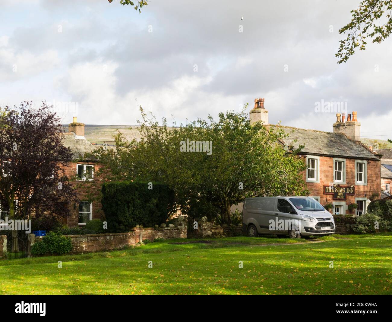 The Stag Inn in lovely Cumbrian village of Dufton Cumbria England UK on ...