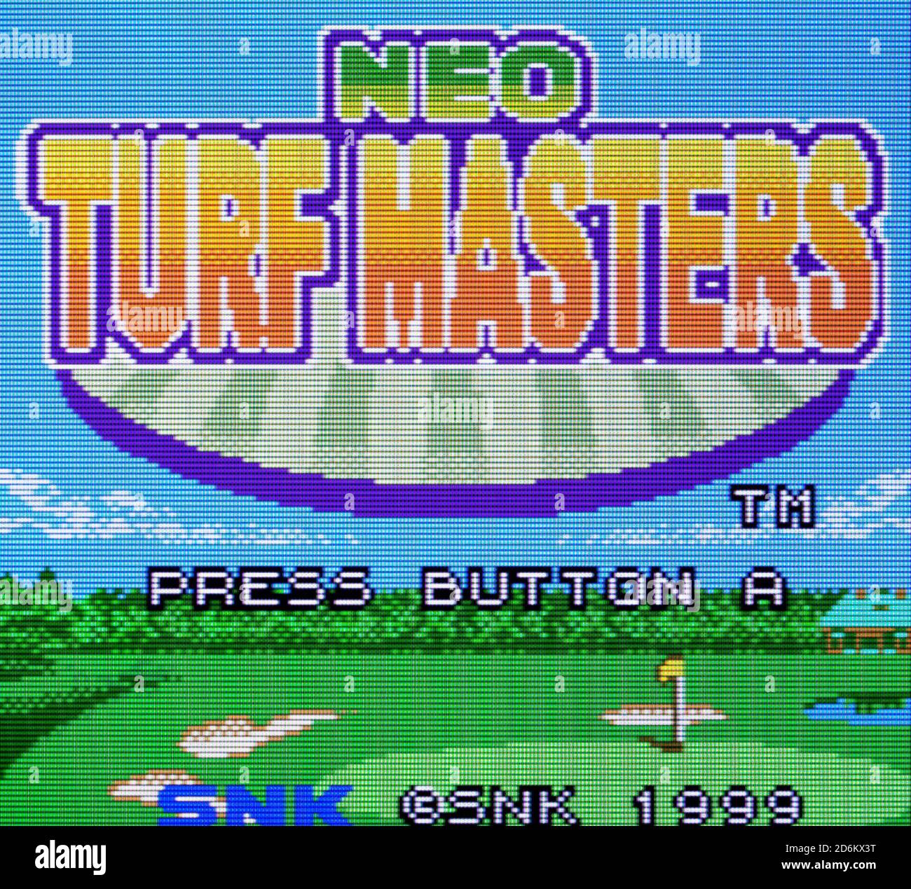 Neo Turf Masters - Neo Geo Pocket Color Videogame - Editorial use only ...