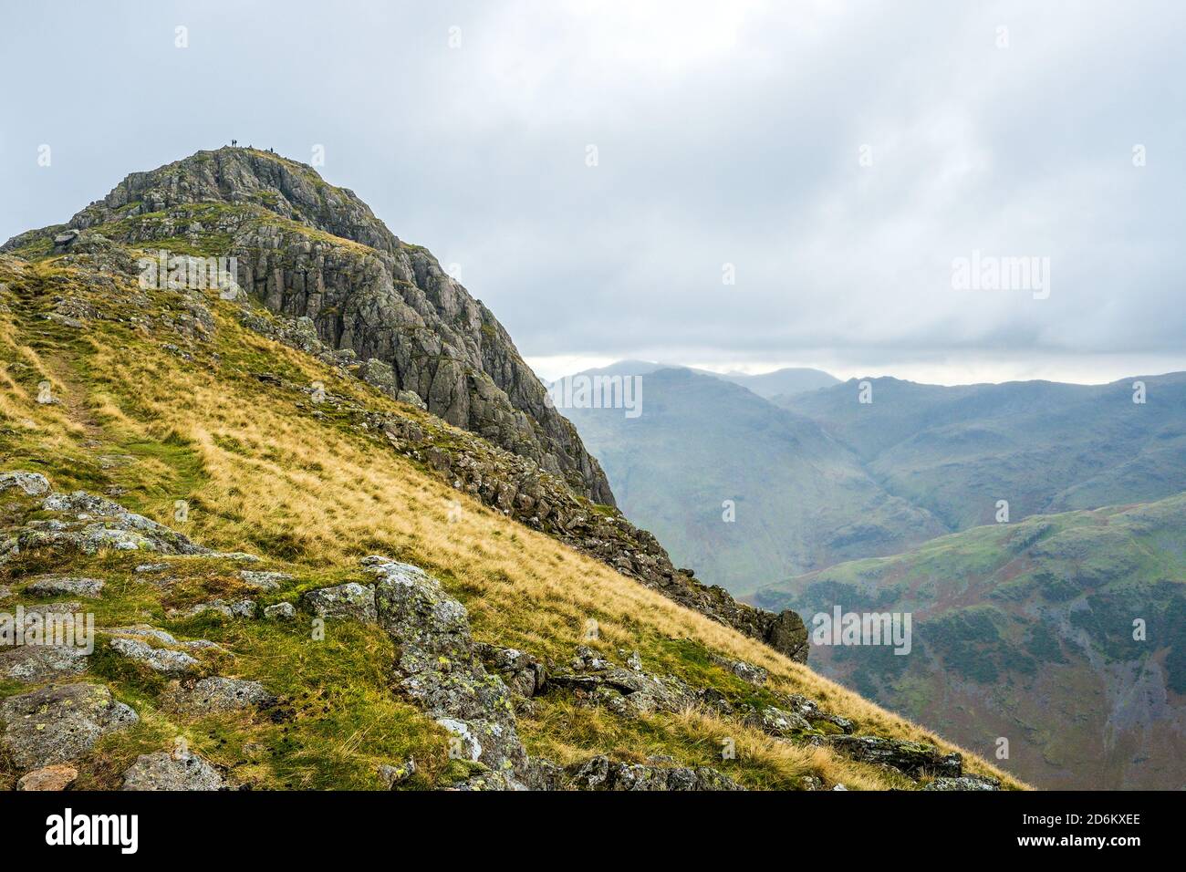 Pike of Stickle in the Langdale Pikes. Lake District National Park ...