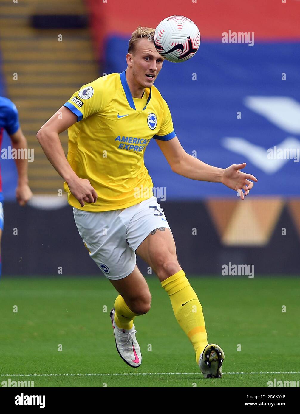 Brighton and Hove Albion's Dan Burn during the Premier League match at ...