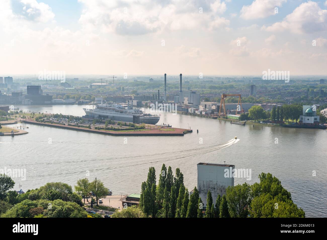 Rotterdam, Netherlands - April 29, 2019 : SS Rotterdam cruise ship in ...