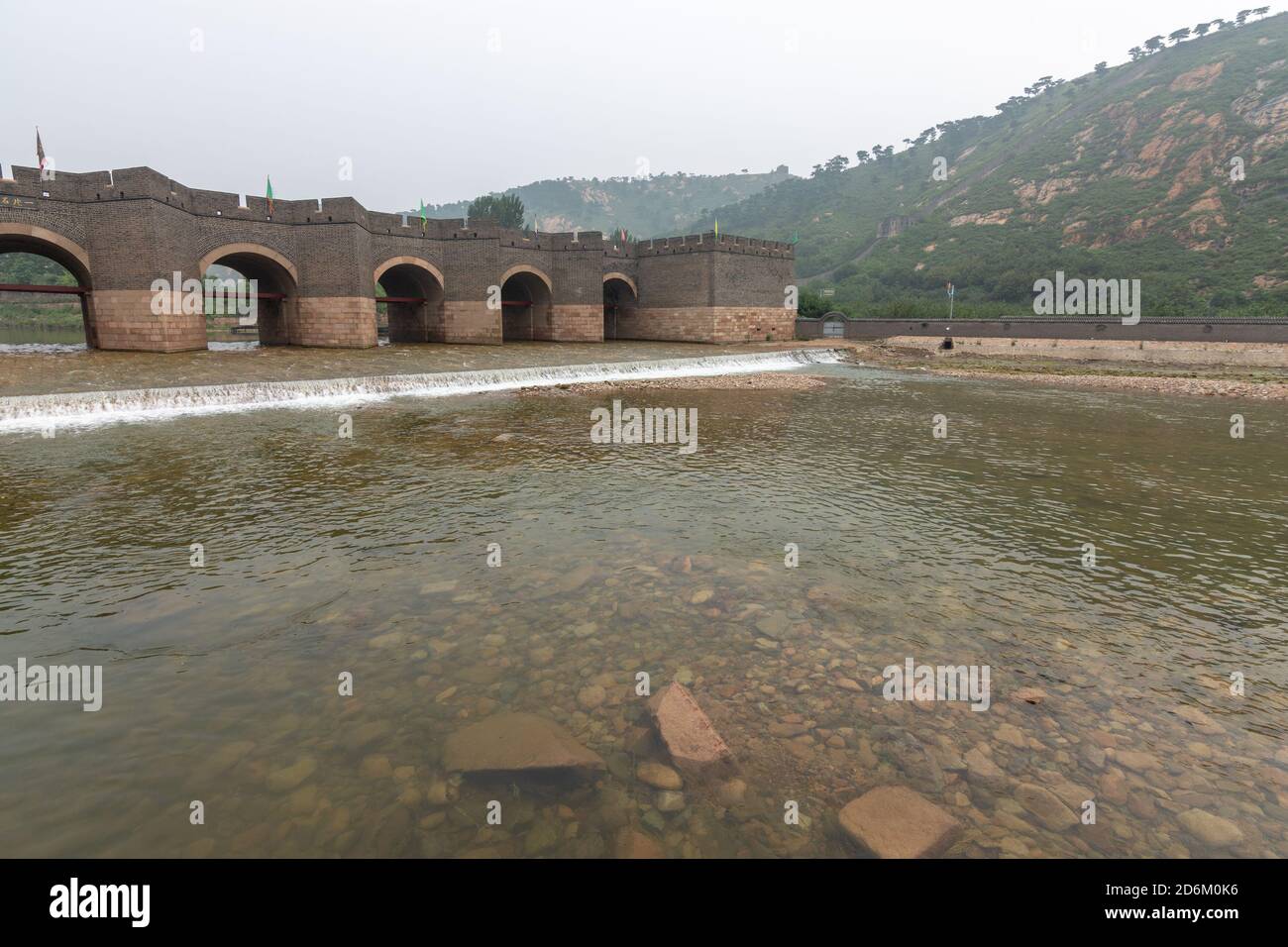 Shanhai Pass (Shanhaiguan), one of the main passes in the Great Wall of ...