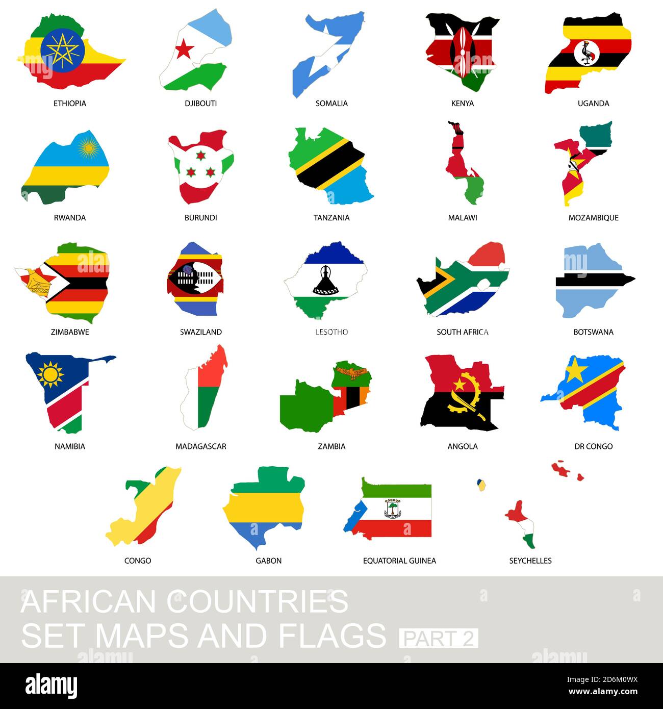 African Country Flags