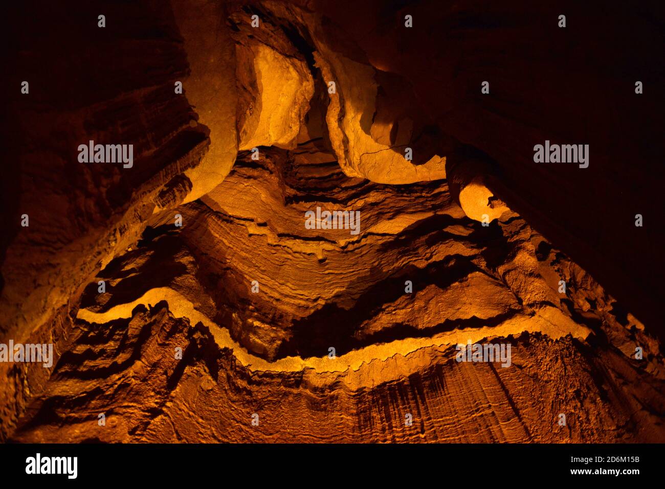 Mammoth Cave National Park interior, Kentucky, USA. This national park ...