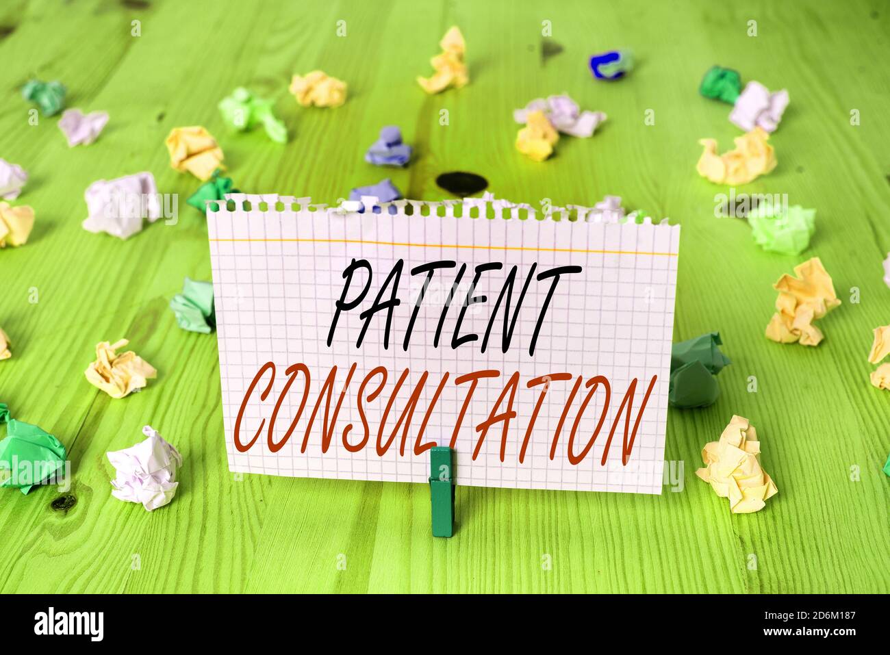 Conceptual hand writing showing Patient Consultation. Concept meaning ...