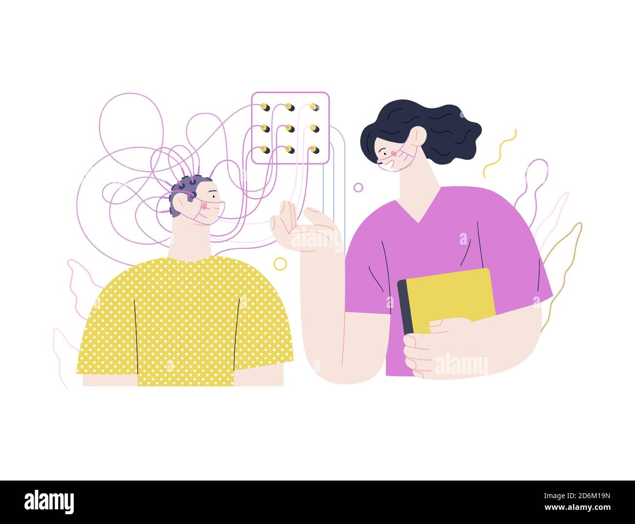 Woman eeg Cut Out Stock Images & Pictures - Alamy