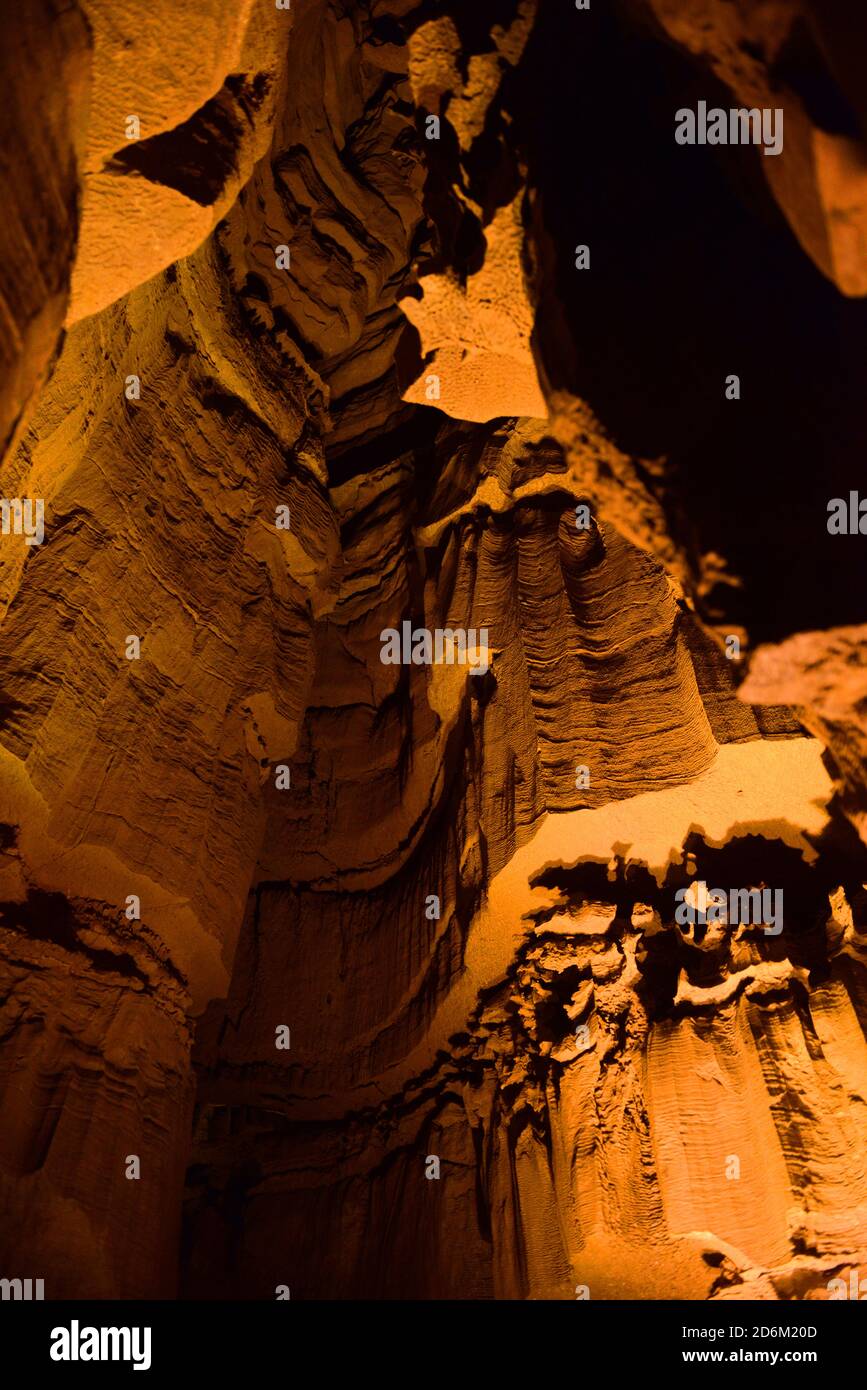 Mammoth Cave National Park interior, Kentucky, USA. This national park ...