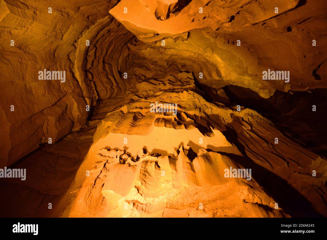 Mammoth Cave National Park interior, Kentucky, USA. This national park ...