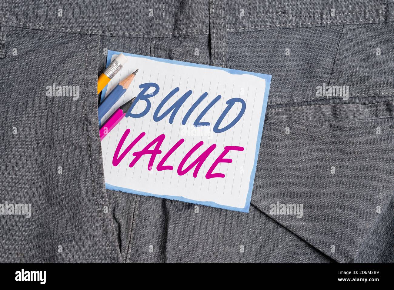 Handwriting Text Build Value Conceptual Photo Efficient Enough Way That It Will Generate Profit