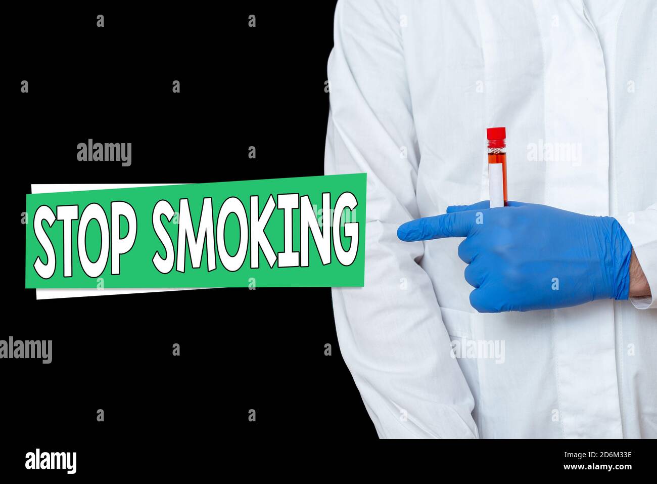 Writing note showing Stop Smoking. Business concept for the process of ...