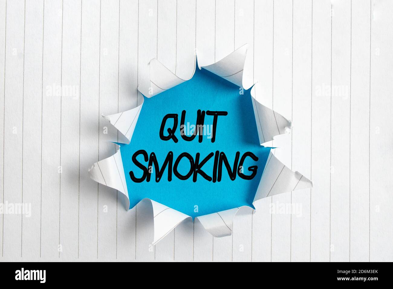 Writing note showing Quit Smoking. Business concept for the process of ...