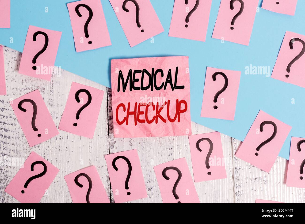 Handwriting text Medical Checkup. Conceptual photo the examination ...