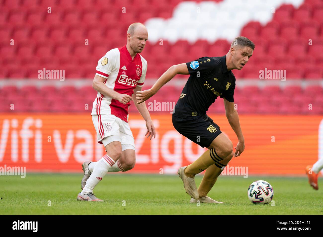 Amsterdam, Netherlands. 18th Oct, 2020. AMSTERDAM, 18-10-2020, JohanCruyff Arena, Dutch ...