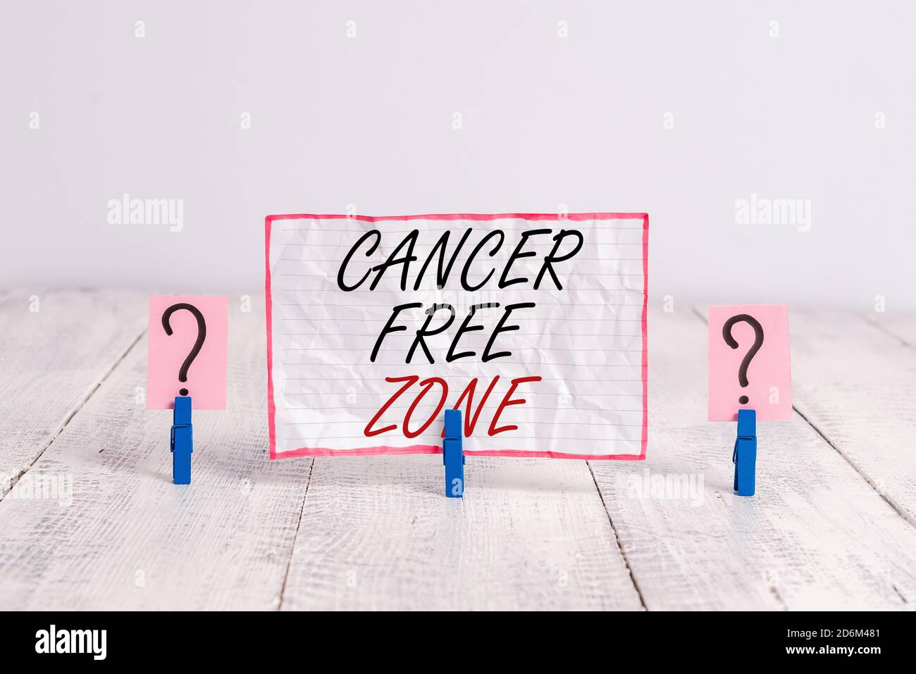 Handwriting text Cancer Free Zone. Conceptual photo supporting cancer ...