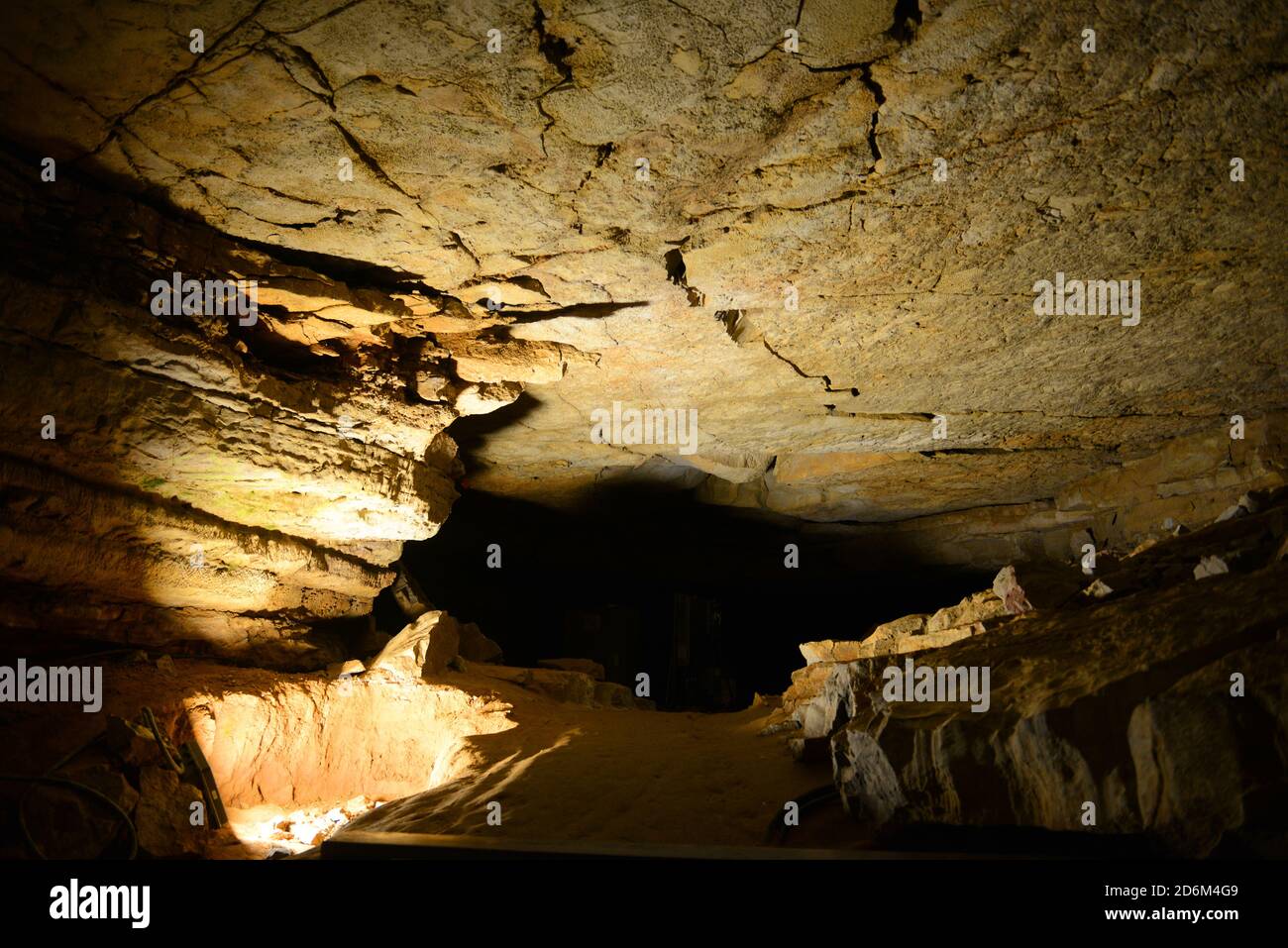 Mammoth Cave National Park interior, Kentucky, USA. This national park ...