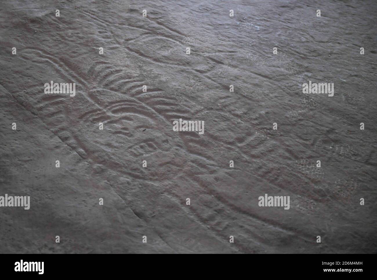 Wuhai. 18th Oct, 2020. Photo shows rock drawings in Zhuozi Mountain ...