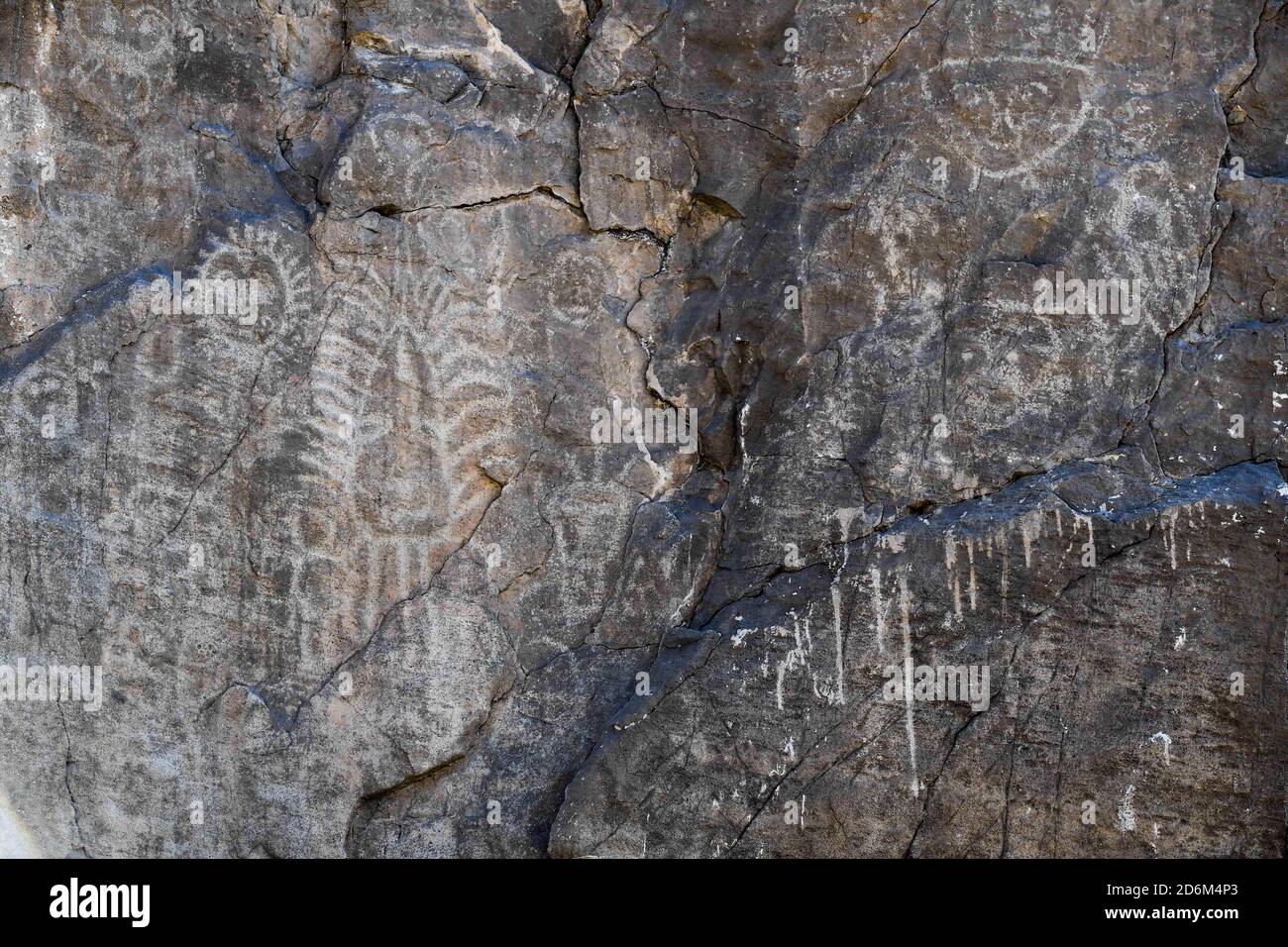 Wuhai. 17th Oct, 2020. Photo shows rock drawings in Zhuozi Mountain ...