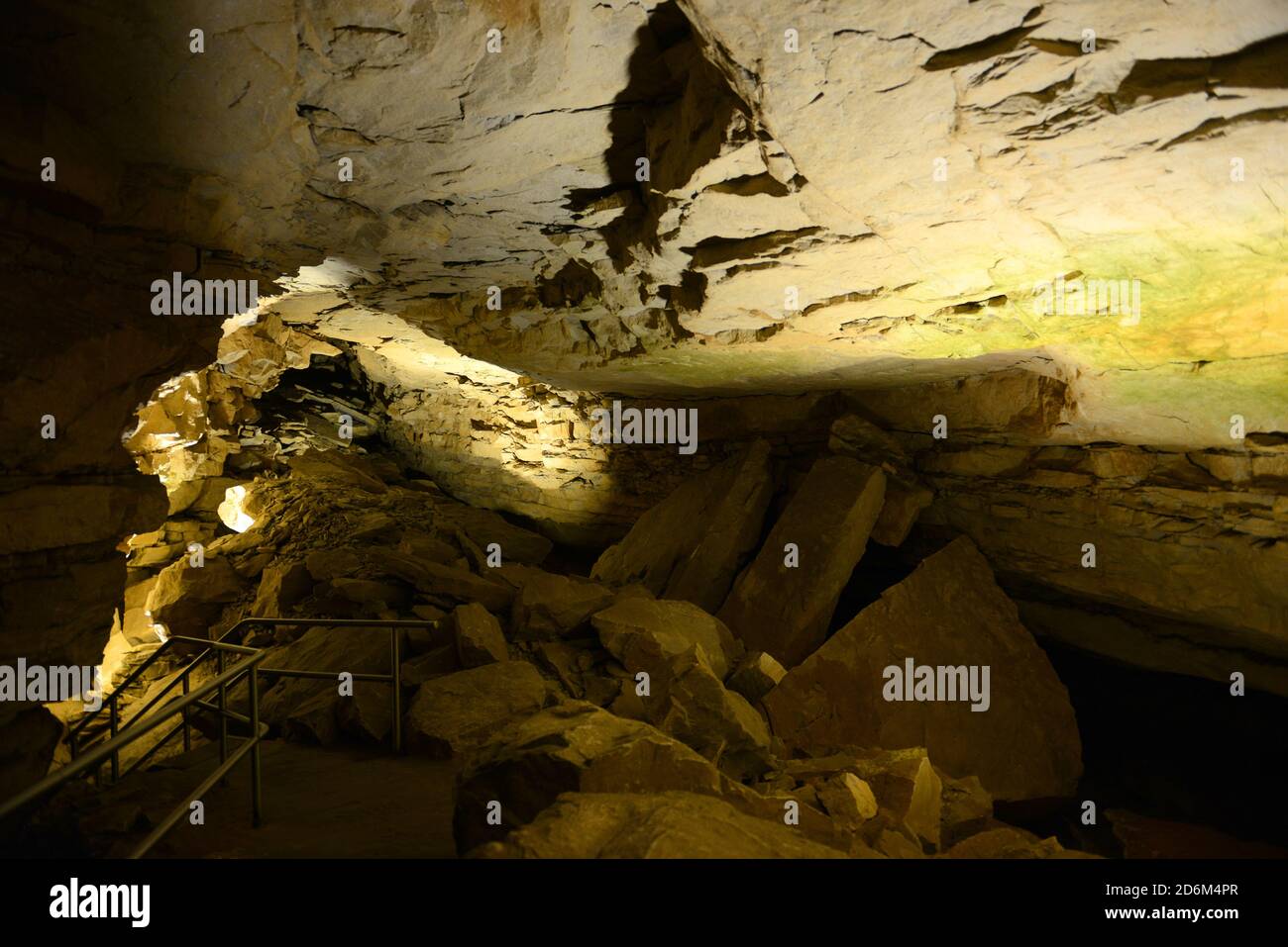 Mammoth Cave National Park interior, Kentucky, USA. This national park ...