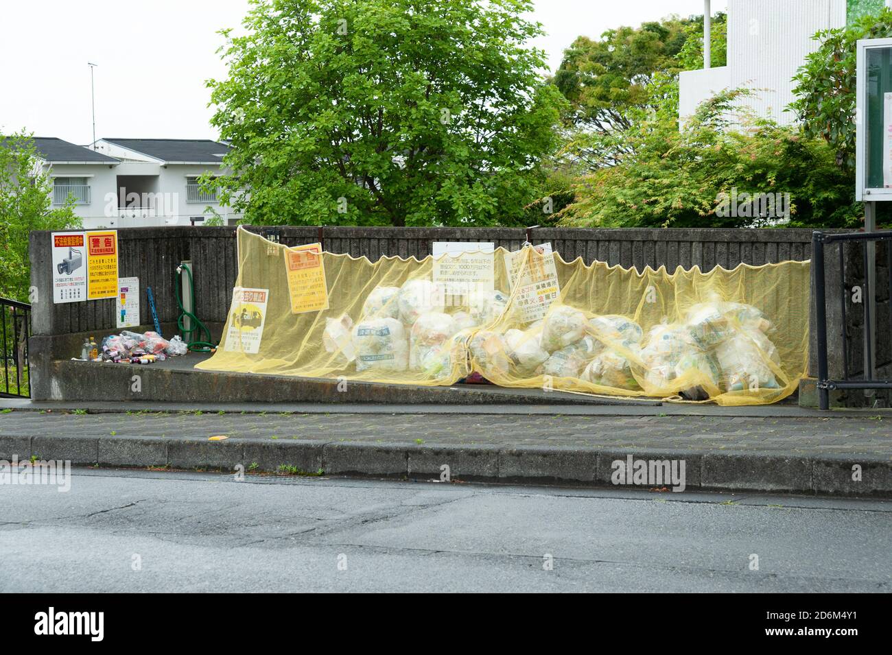 Fuji City, Shizuoka-Ken, Japan - May 6, 2020: Residential district ...
