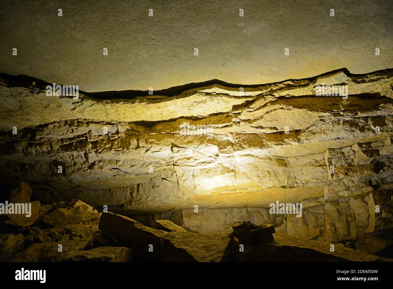 Mammoth Cave National Park interior, Kentucky, USA. This national park ...