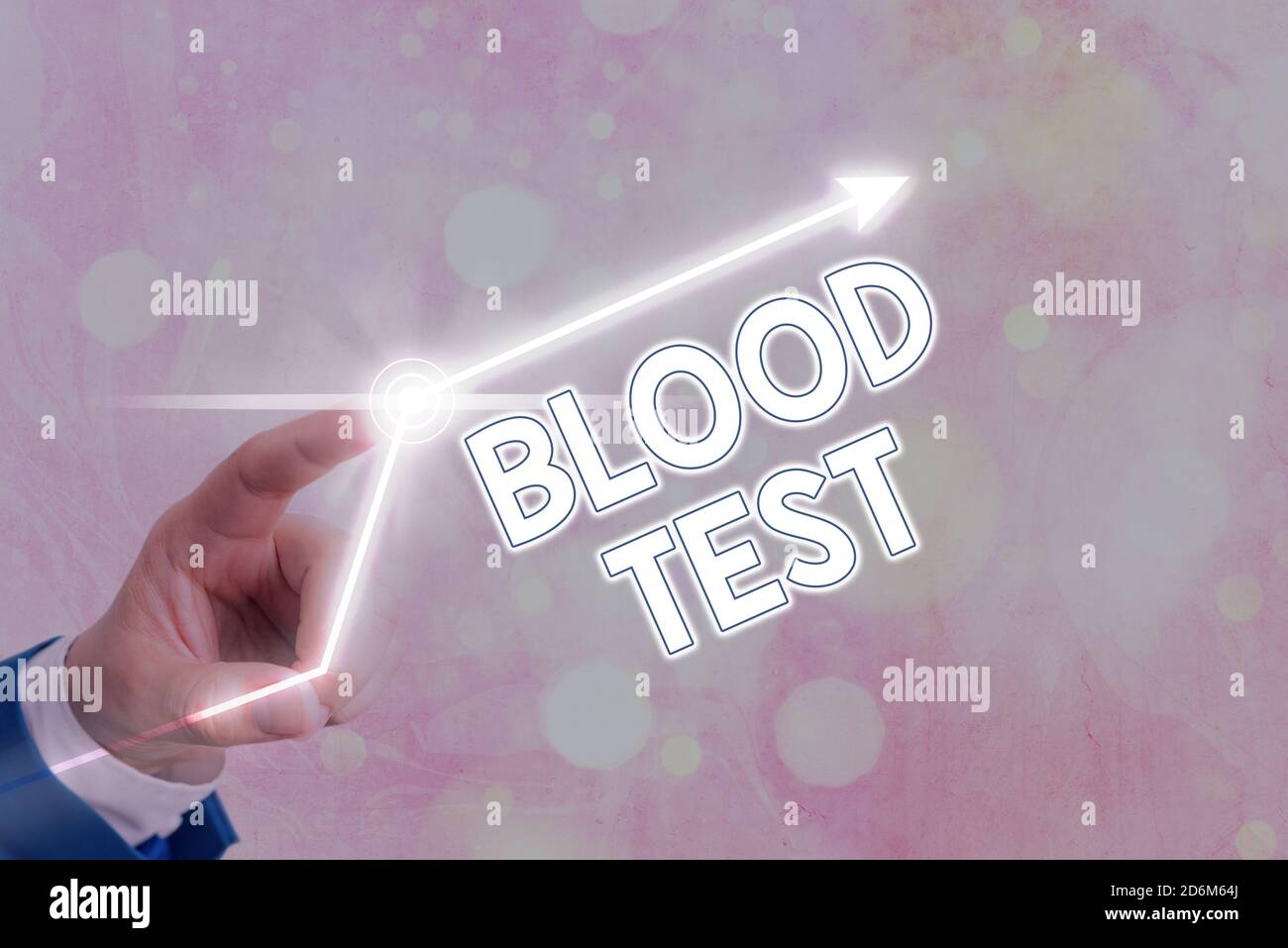 Word writing text Blood Test. Business photo showcasing Extracted blood ...
