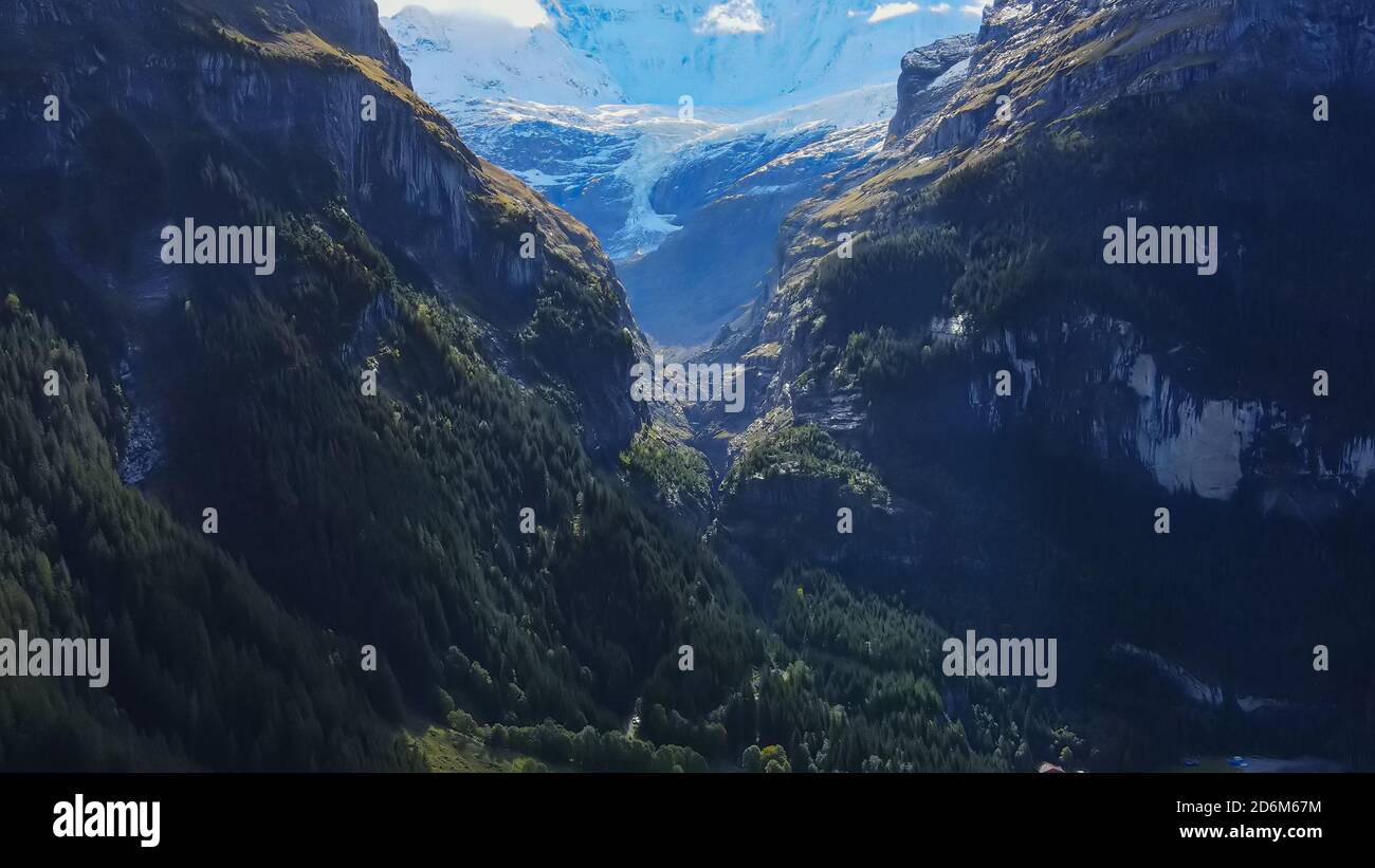The amazing landscape of the Swiss Alps in Switzerland Stock Photo - Alamy