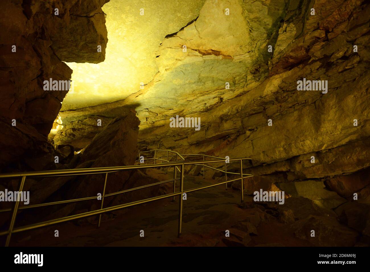 Mammoth Cave National Park interior, Kentucky, USA. This national park ...