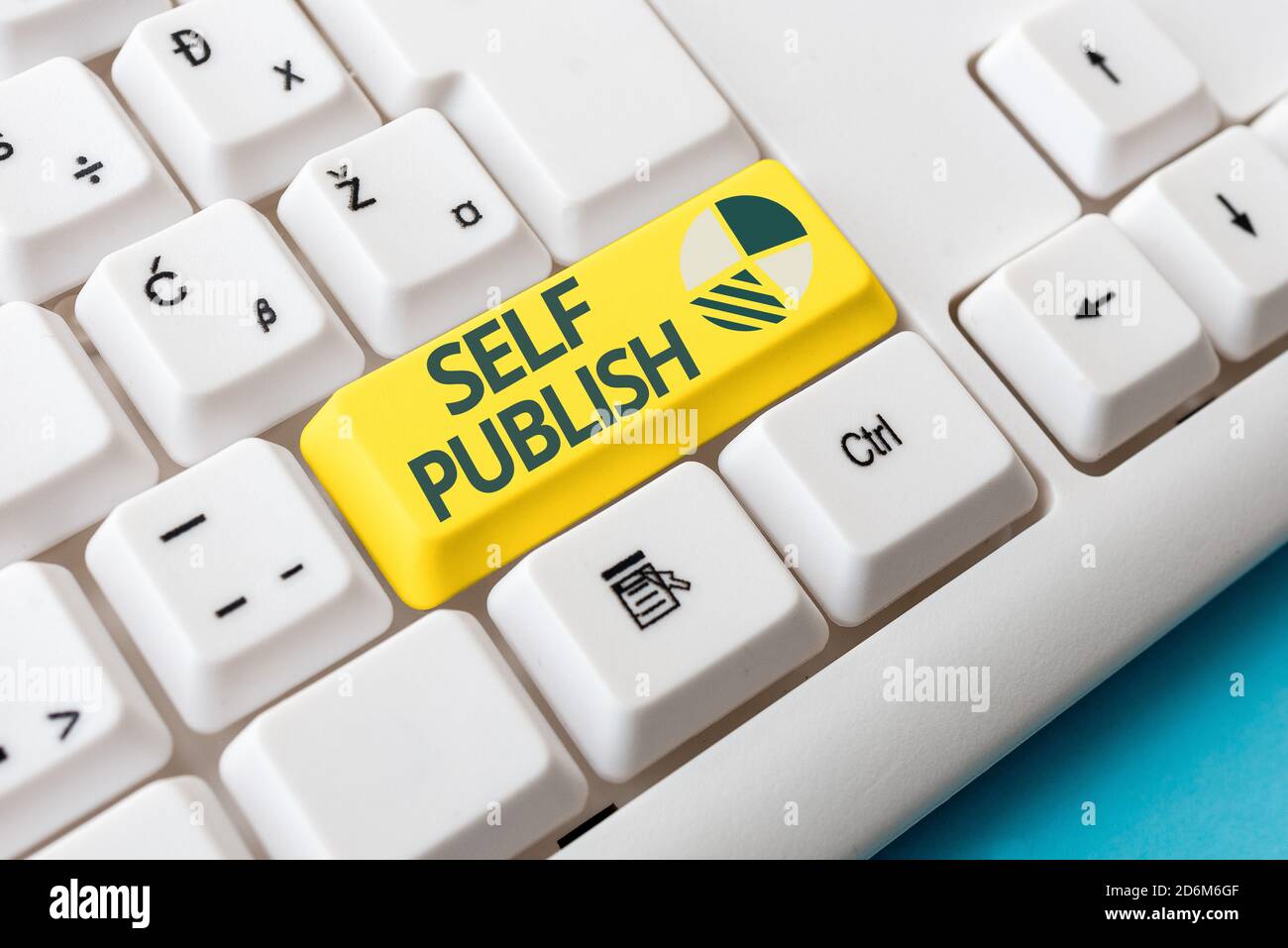 Conceptual hand writing showing Self Publish. Concept meaning Published ...