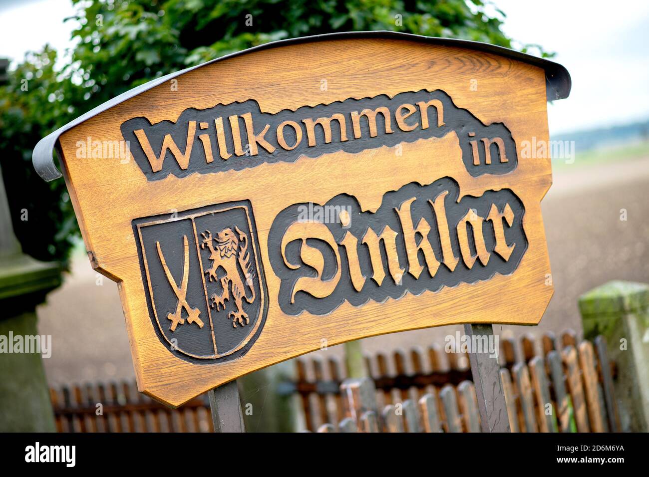 They are located at the entrance of the village hi-res stock ...