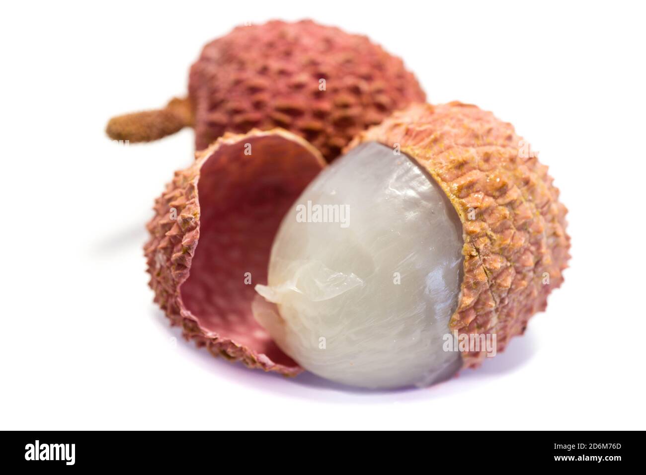 Lychee isolated on white background Stock Photo - Alamy