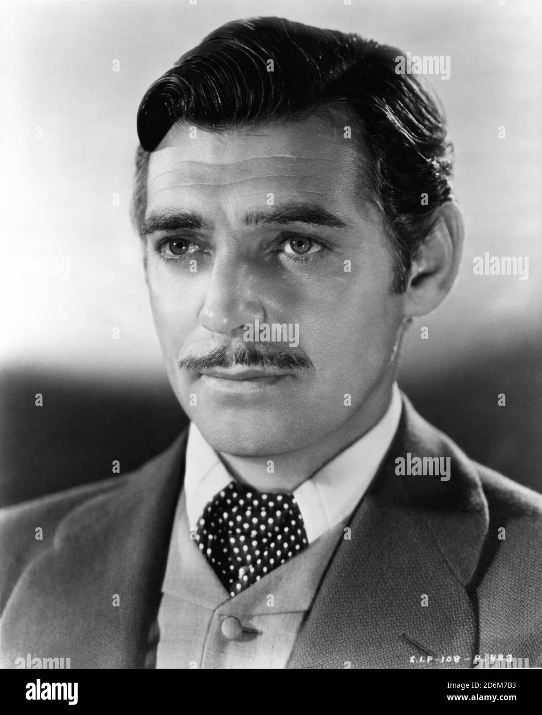 CLARK GABLE publicity portrait as Rhett Butler for GONE WITH THE WIND ...