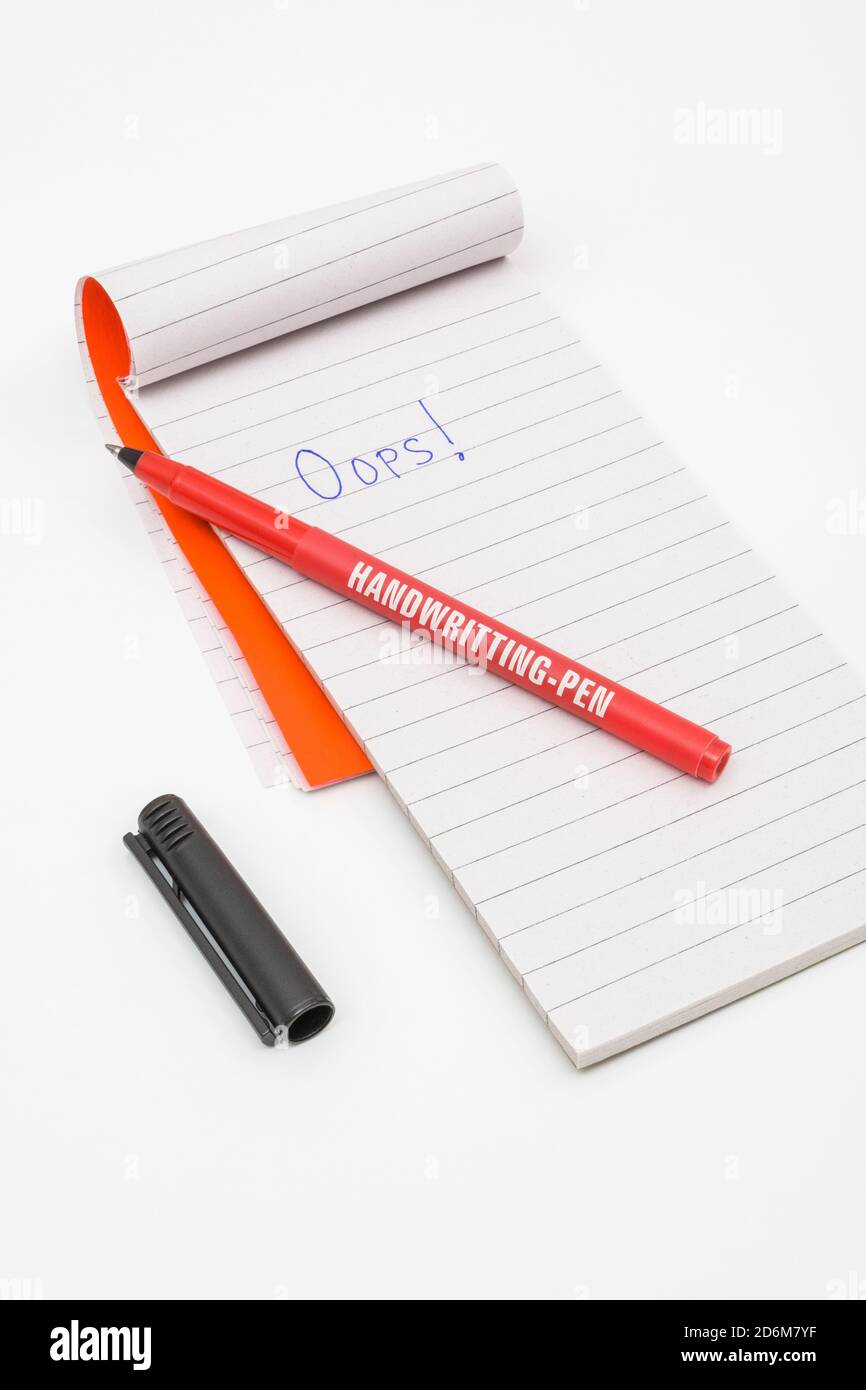 Printed mistake hi-res stock photography and images - Alamy